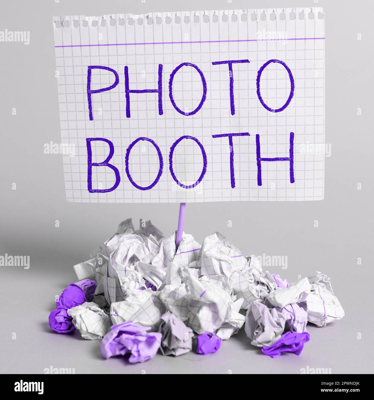 Writing displaying text Photo Booth, Concept meaning form of photo ...