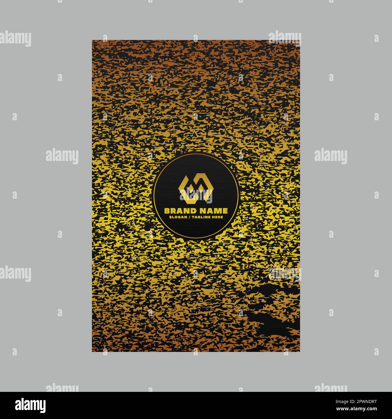 Modern poster with grain texture style. Editable, resizable, EPS 10 ...