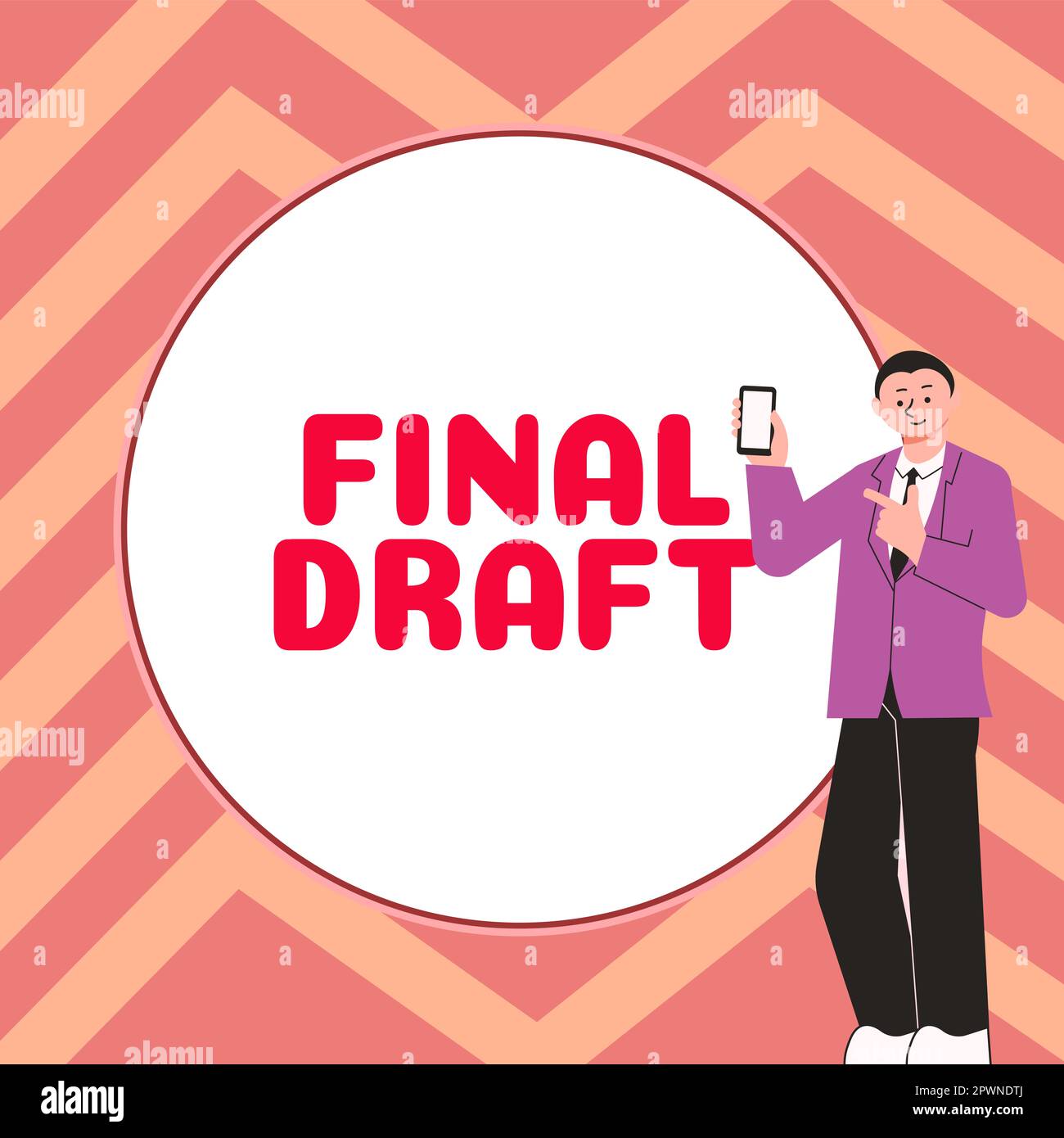 Text showing inspiration Final Draft, Business concept final version of ...