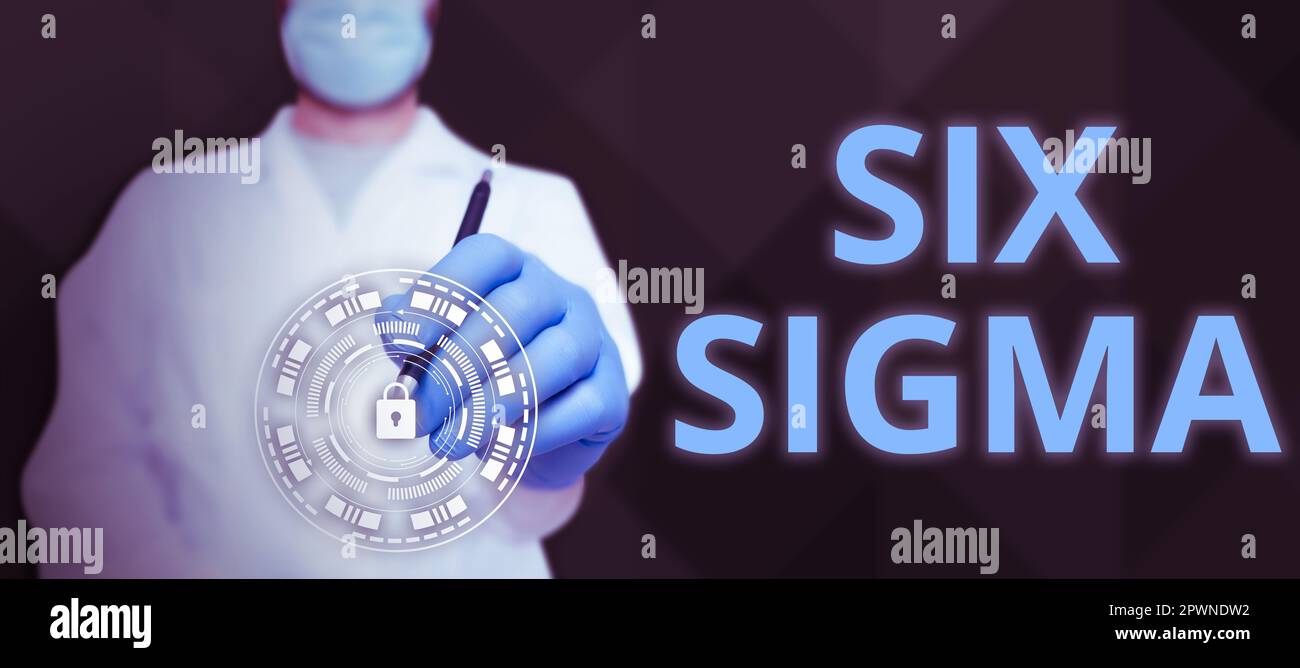 Handwriting text Six Sigma, Business idea management techniques to ...