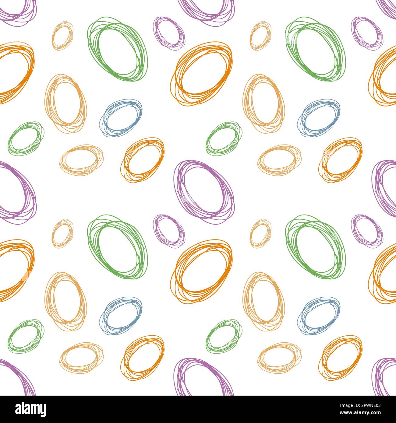 Seamless pattern design shape abstract doodle background illustration ...