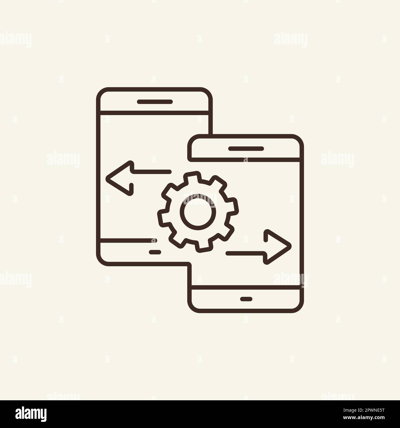 Syncing Stock Vector Images - Alamy