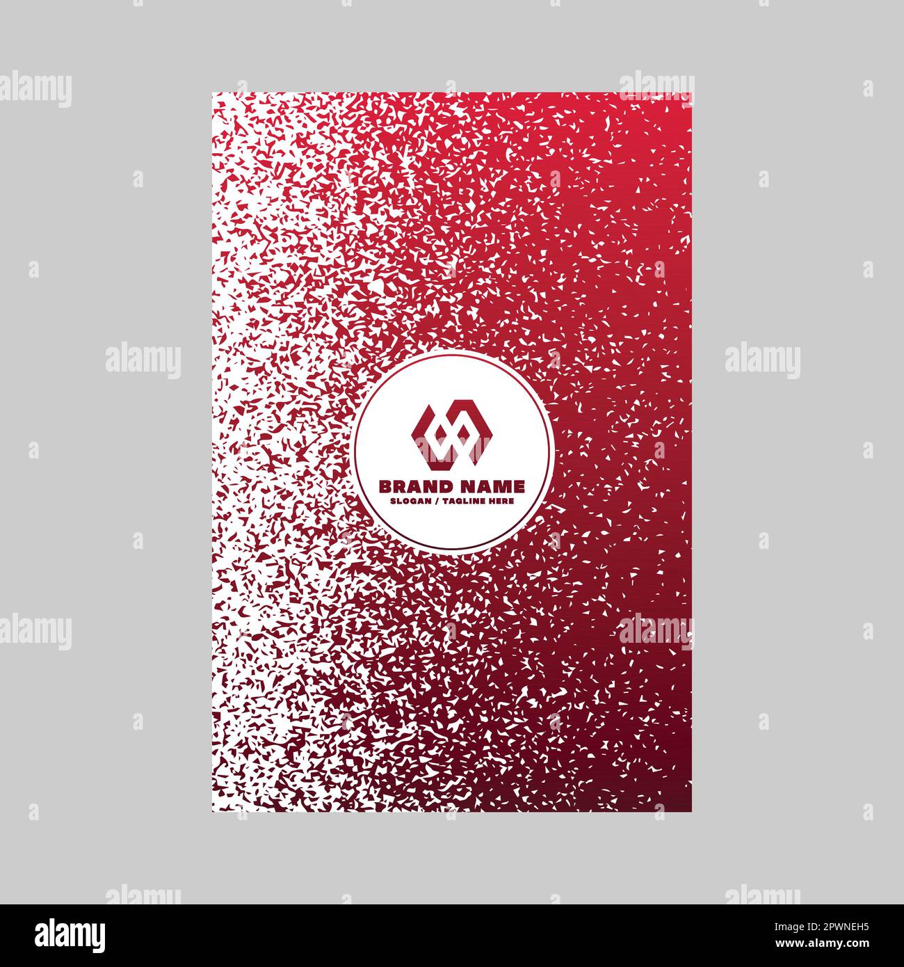 Modern poster with grain texture style. Editable, resizable, EPS 10 ...