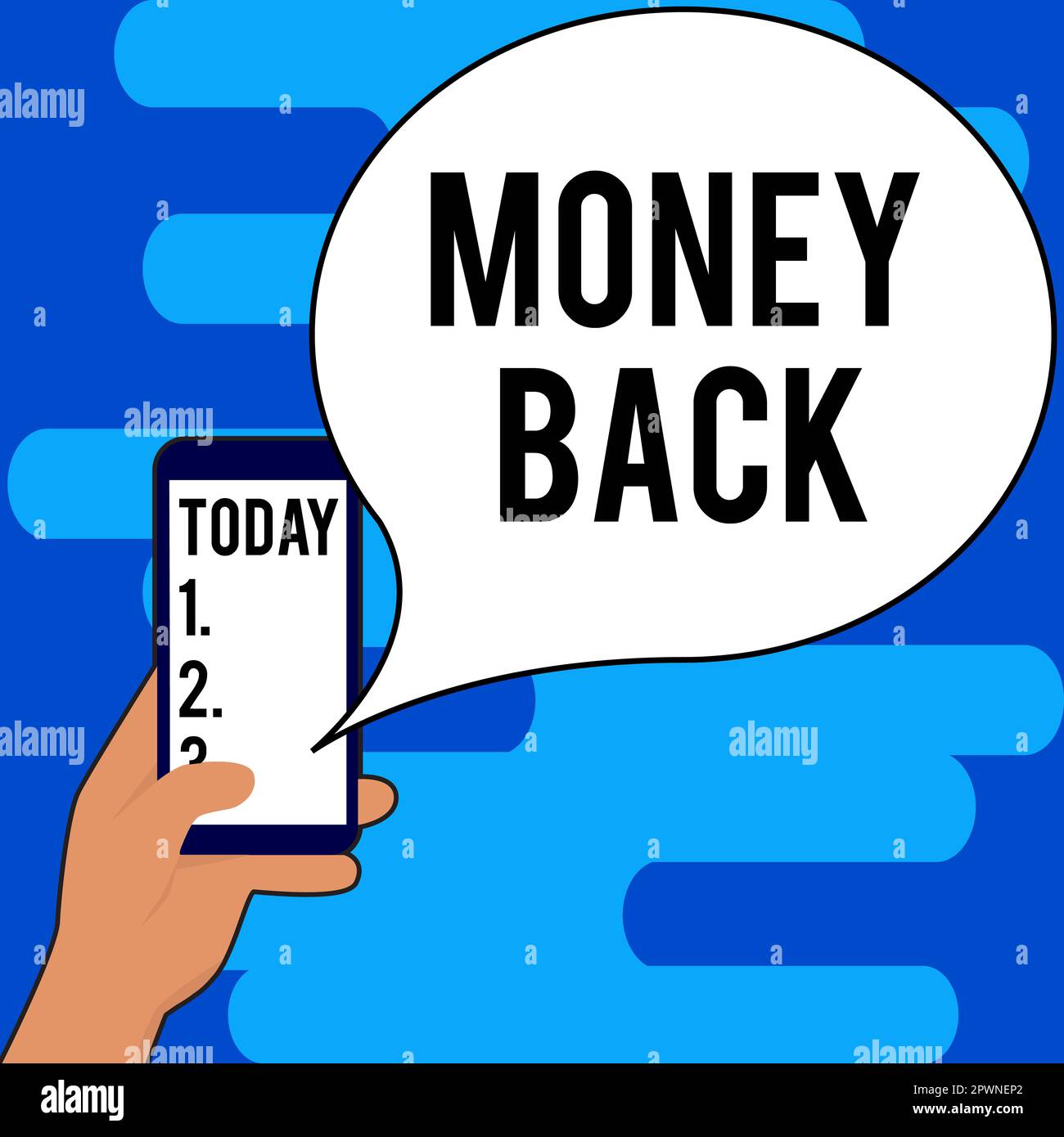 Conceptual display Money Back, Business overview get what you paid in ...