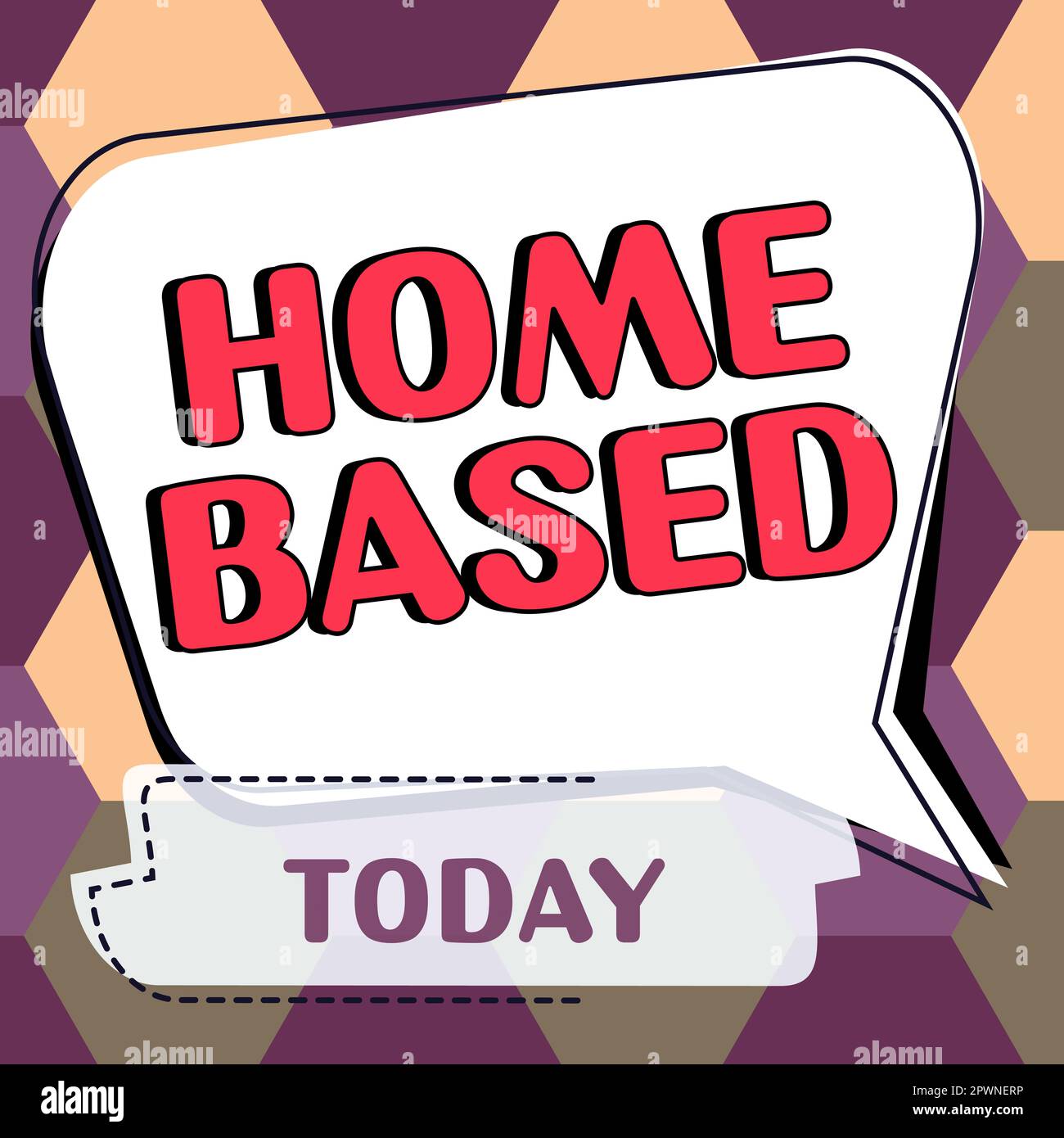 Handwriting text Home Based, Word Written on banking transactions are ...