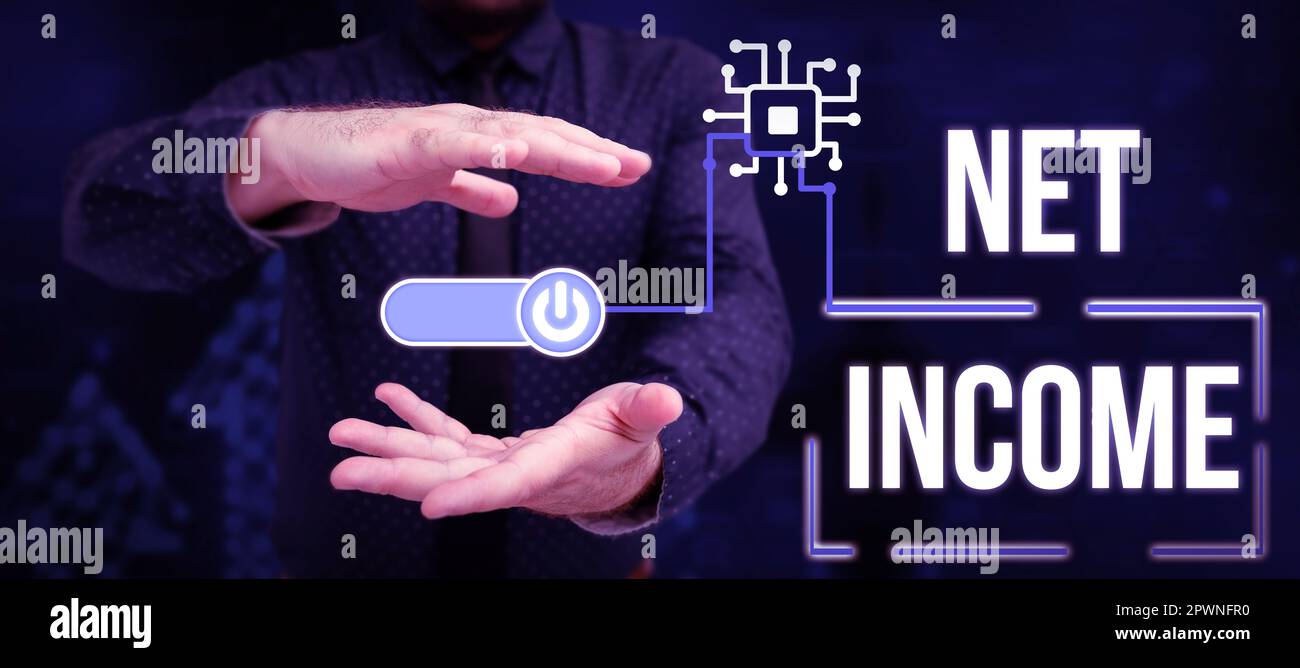 Inspiration showing sign Net Income, Business overview the gross income ...