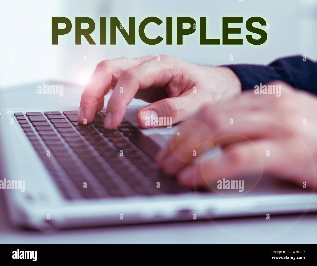 Conceptual display Principles, Business overview fundamental truth that ...