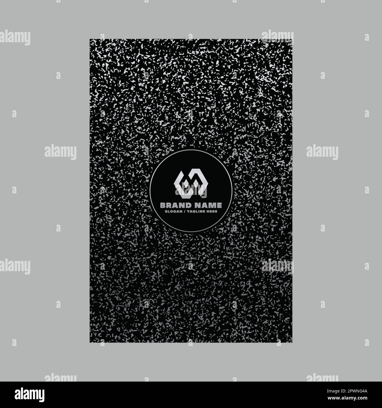 Modern poster with gritty texture style. Editable, resizable, EPS 10 ...