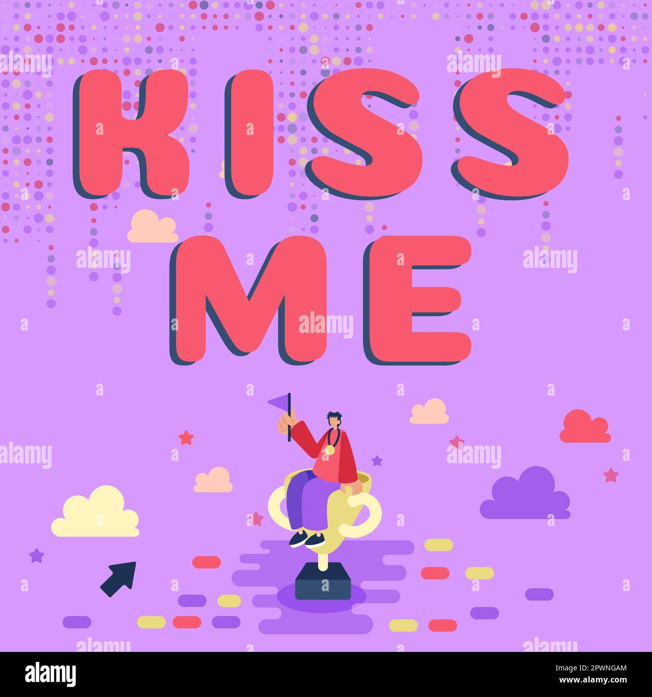 Inspiration showing sign Kiss Me, Business approach informally request ... Inspiration showing sign Kiss Me, Business approach informally request ...