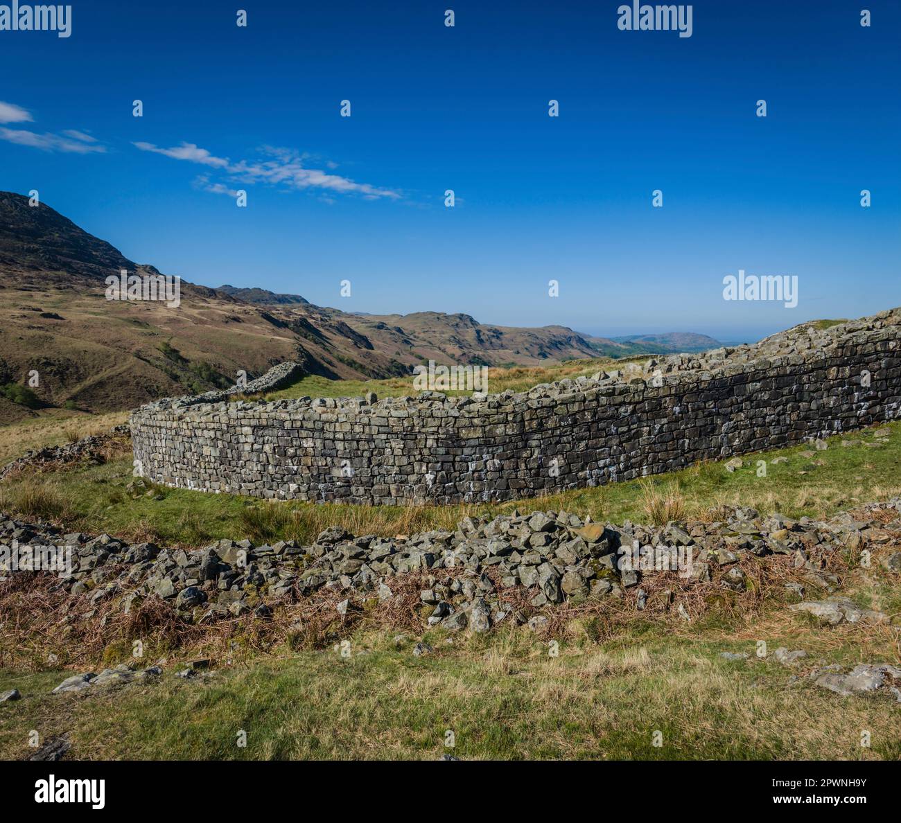 Roman fortification hardknott pass hi-res stock photography and images ...