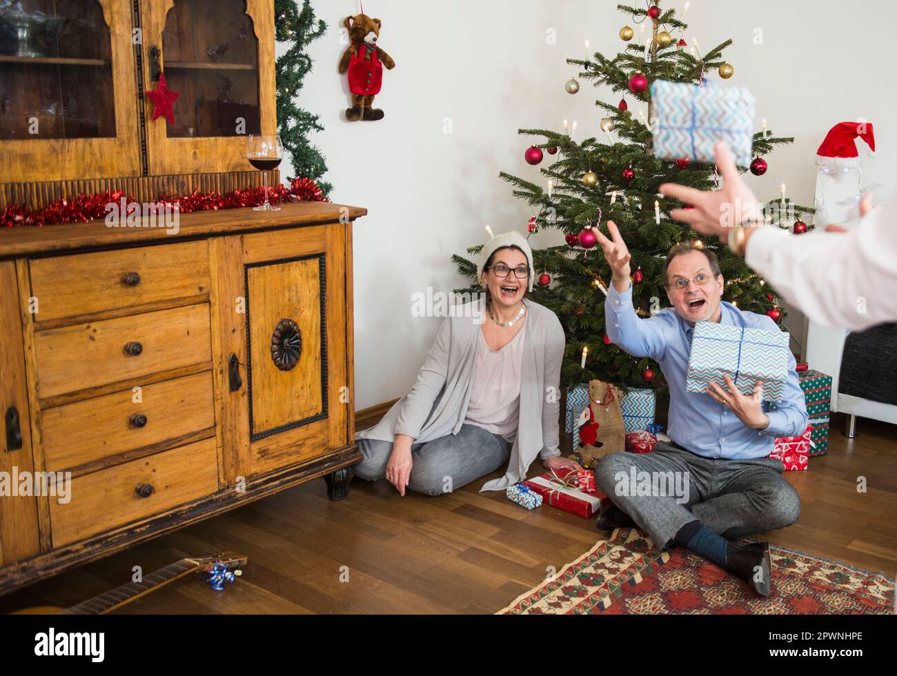 Catching gift hi-res stock photography and images - Alamy