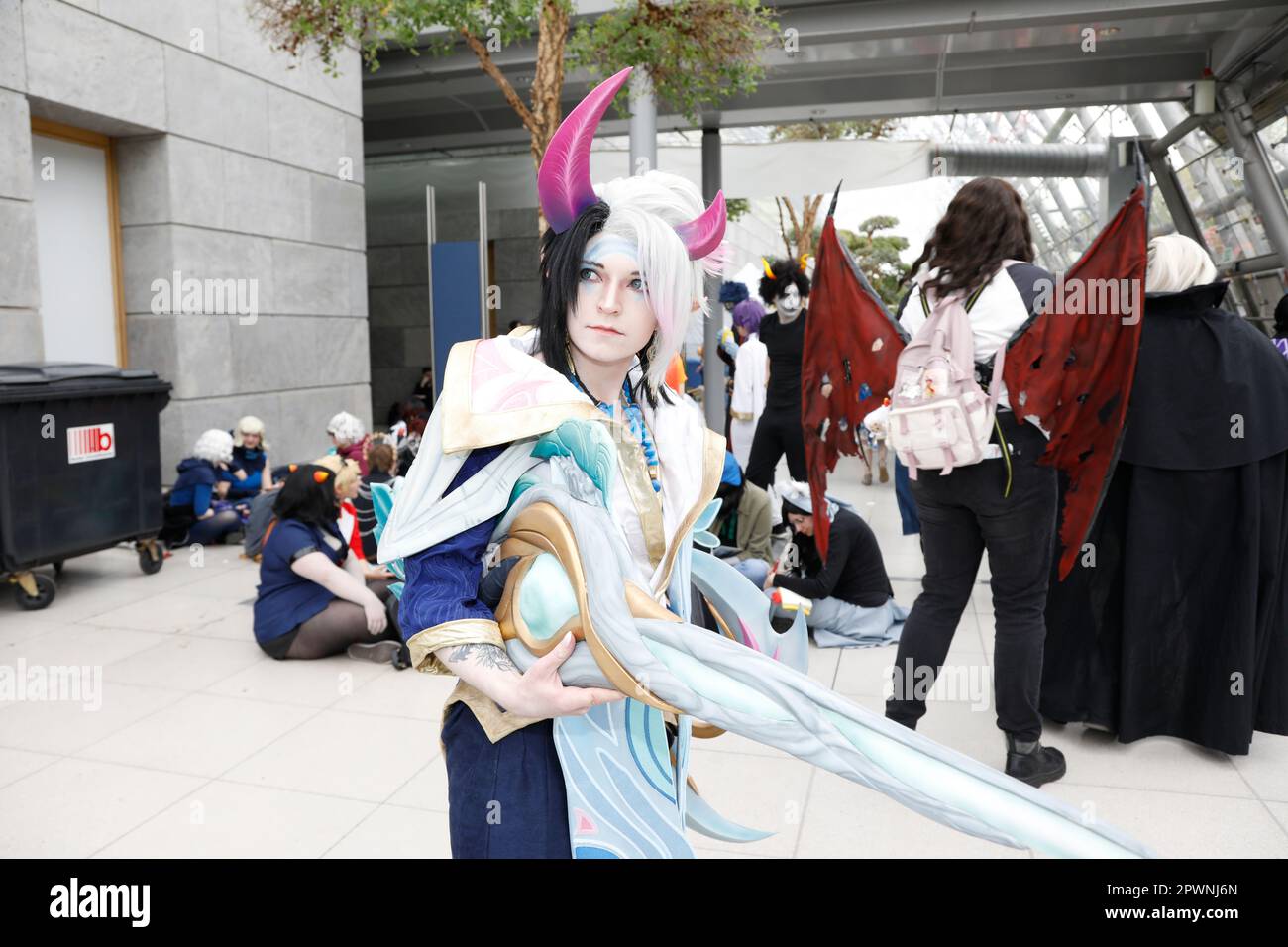 Cosplayer bei der Manga-Comic-Con auf der Leipziger Buchmesse 2023 ...
