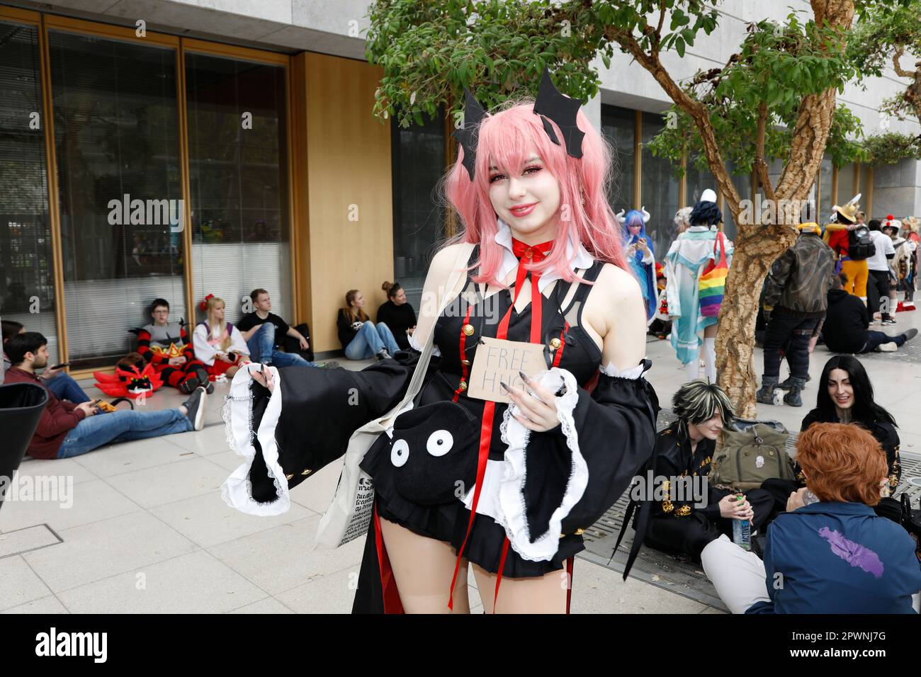 Cosplayer bei der Manga-Comic-Con auf der Leipziger Buchmesse 2023 ...