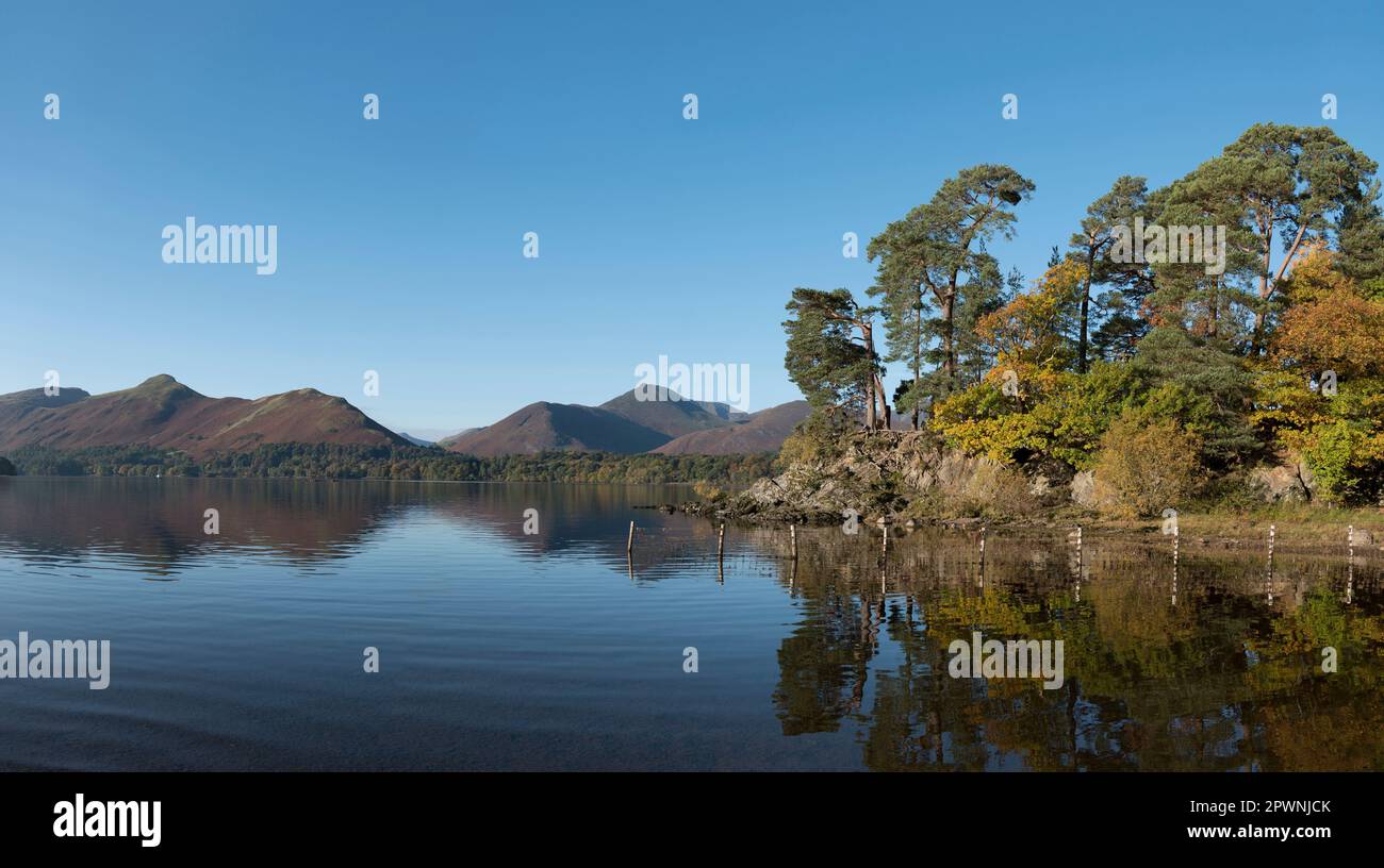 Friars Crag, Derwentwater, Keswick, English Lake District Stock Photo ...