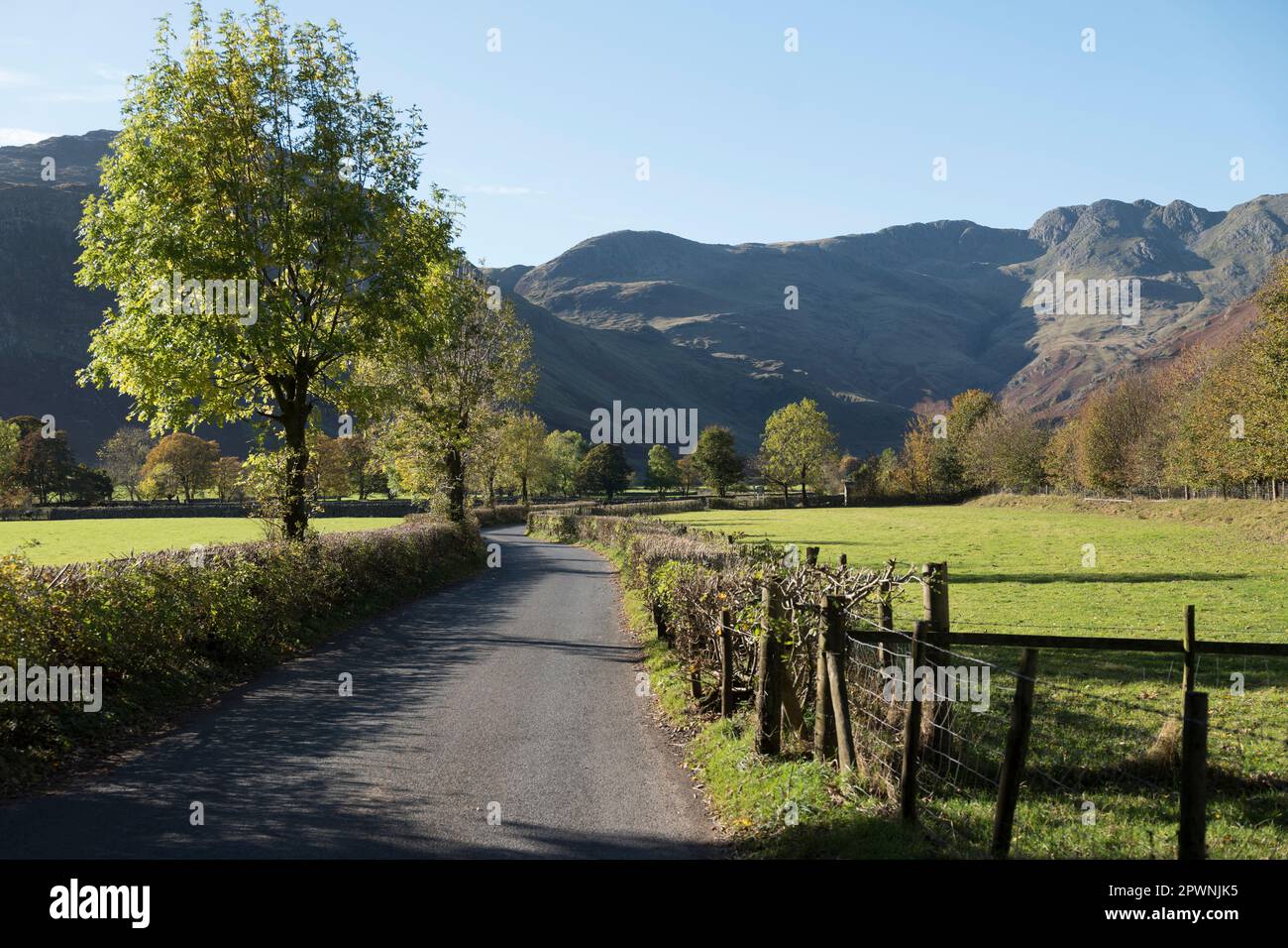 Upper Langdale Valley, English Lake District Stock Photo - Alamy