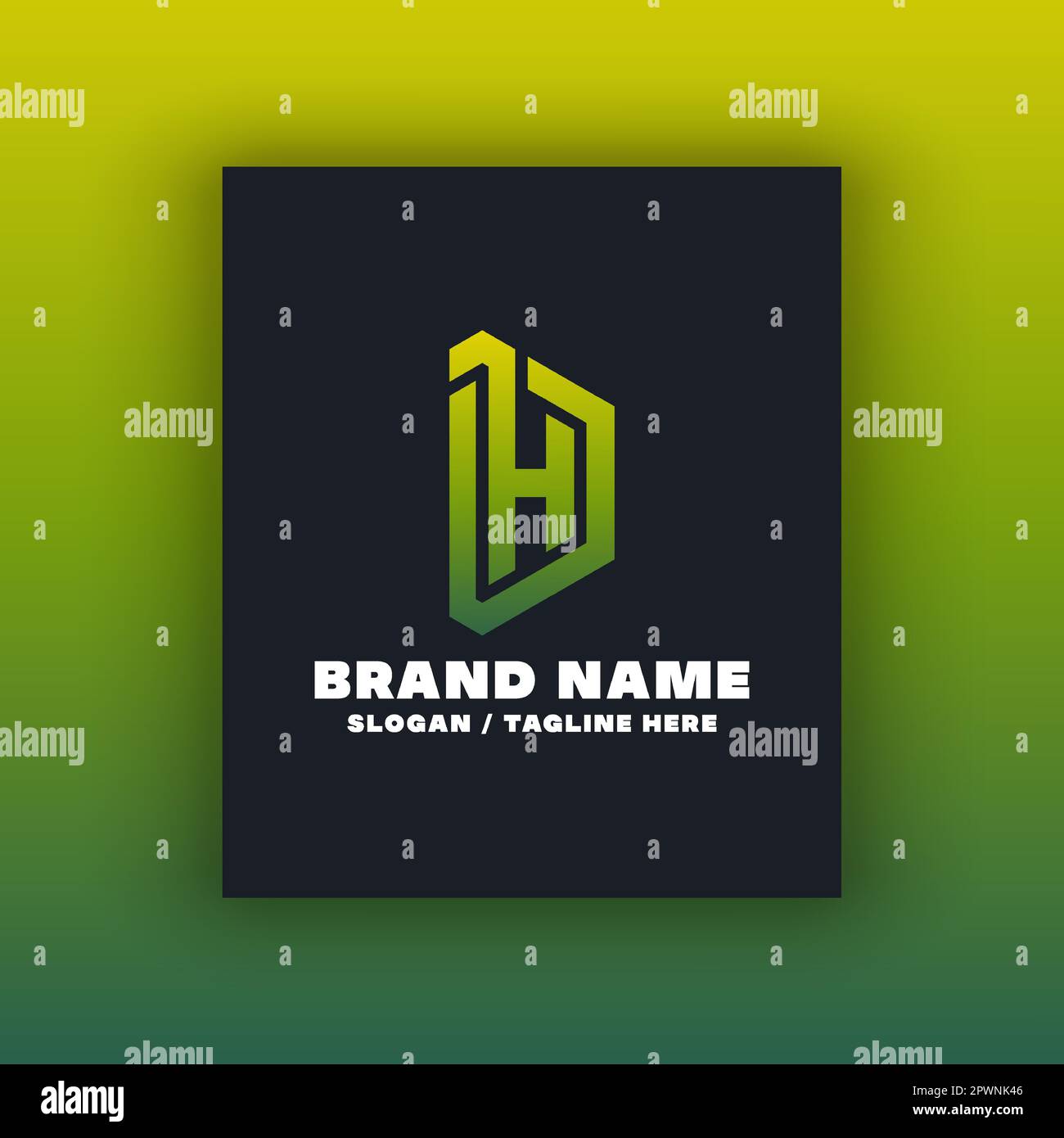Simple letter H logo design template. Editable, resizable, vector ...