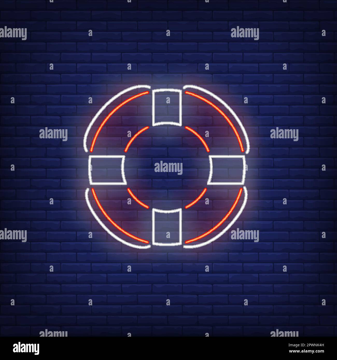 Lifebuoy neon sign Stock Vector Image & Art - Alamy