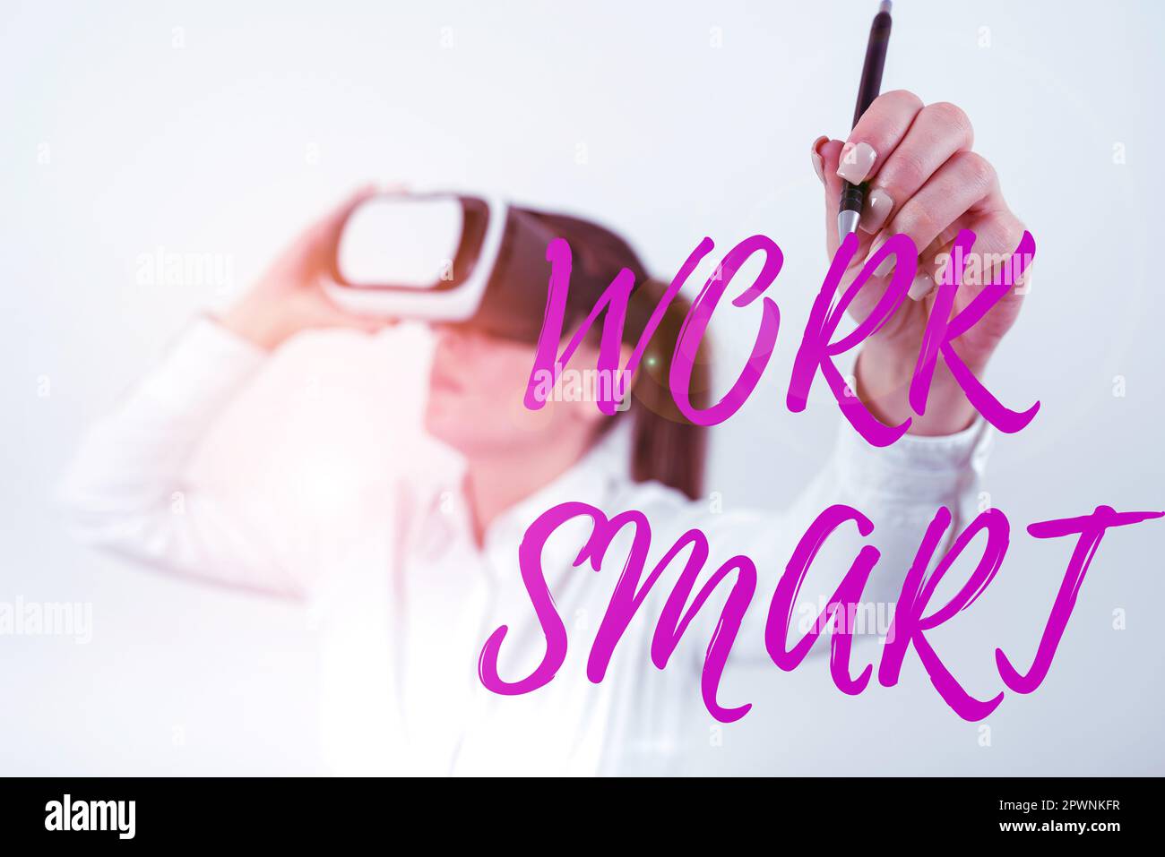 Sign displaying Work Smart, Business approach figuring out in order to ...