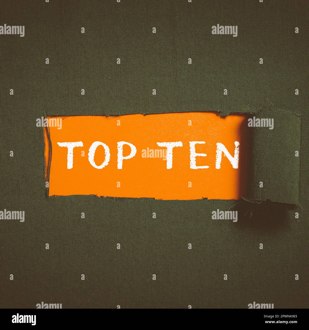 Text showing inspiration Top Ten, Word Written on the ten most popular ...