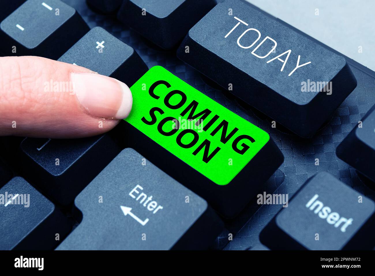 Inspiration showing sign Coming Soon, Concept meaning something is ...