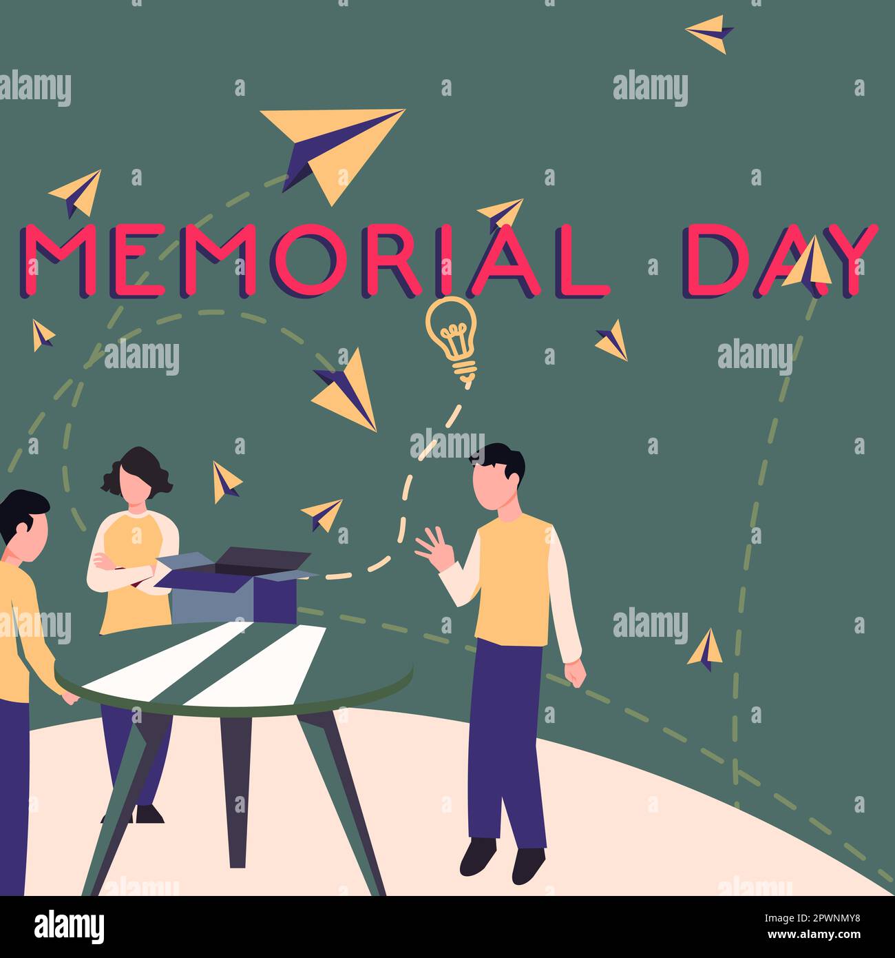 Inspiration showing sign Memorial Day, Business idea To honor and ...