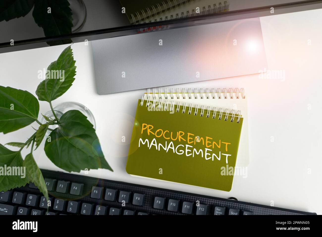 Sign displaying Procurement Management, Concept meaning buying Goods ...