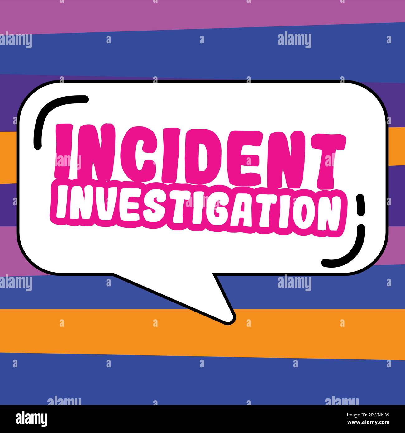 Sign displaying Incident Investigation, Conceptual photo responsible ...