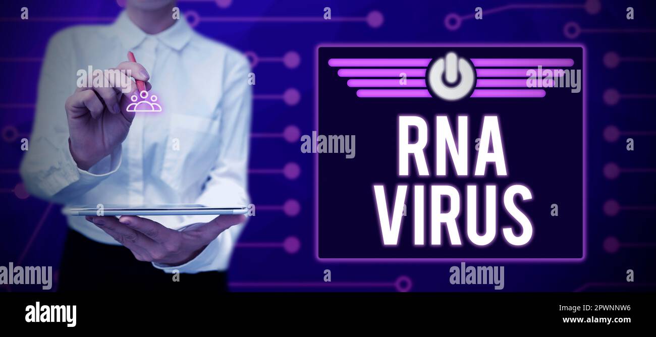 Inspiration showing sign Rna Virus, Business approach a virus genetic ...