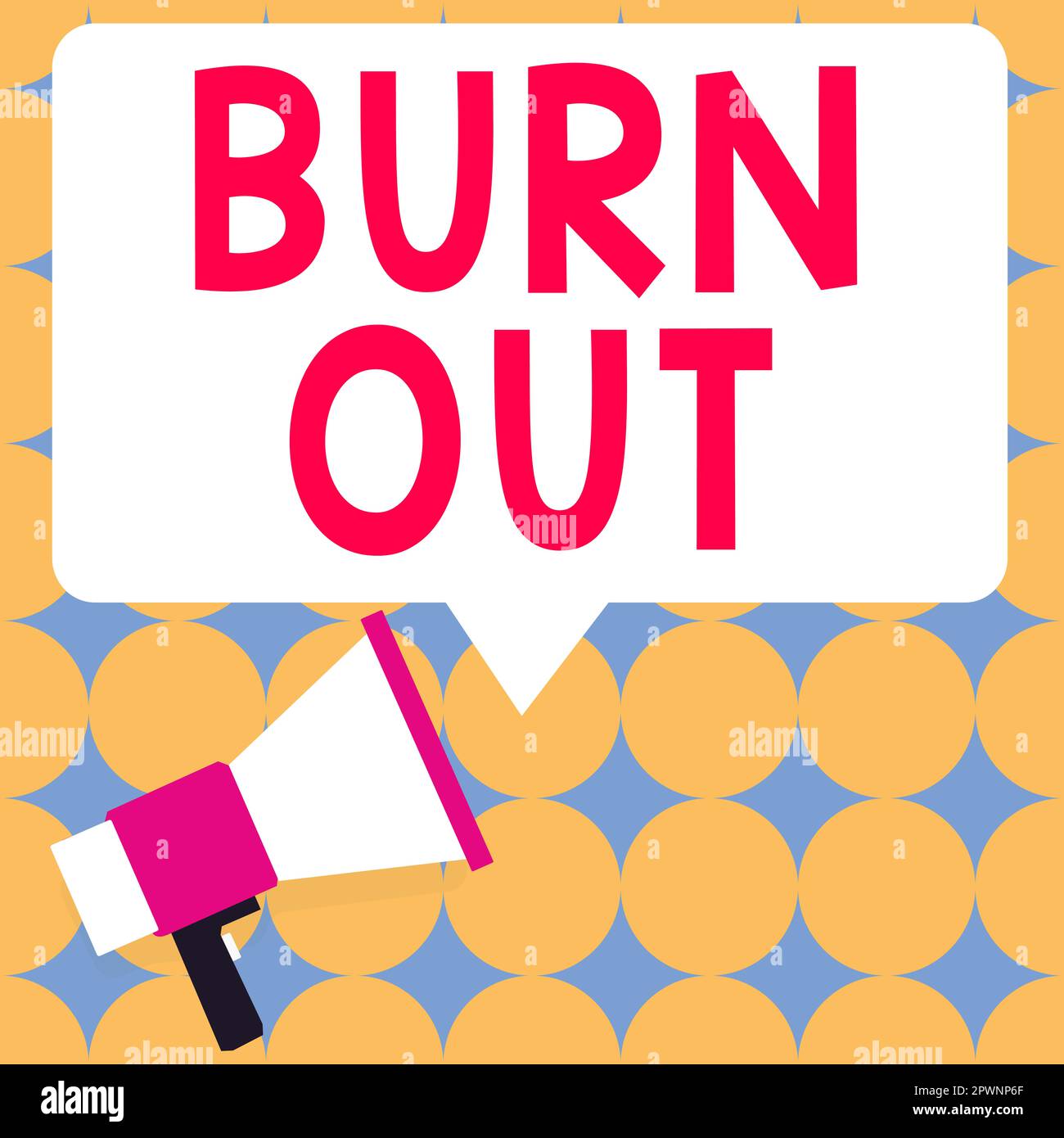 Conceptual display Burn Out, Conceptual photo Feeling of physical and ...