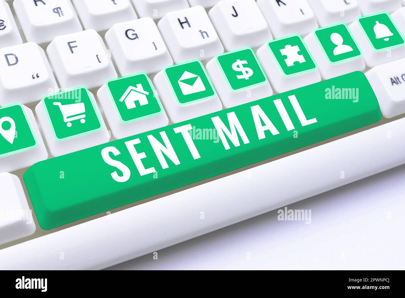 Hand writing sign Sent Mail, Business idea Event where a letter to be ...