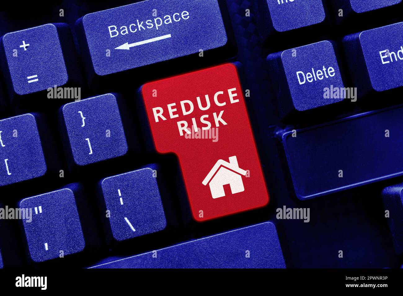 Hand writing sign Reduce Risk, Word Written on lessen the potential ...