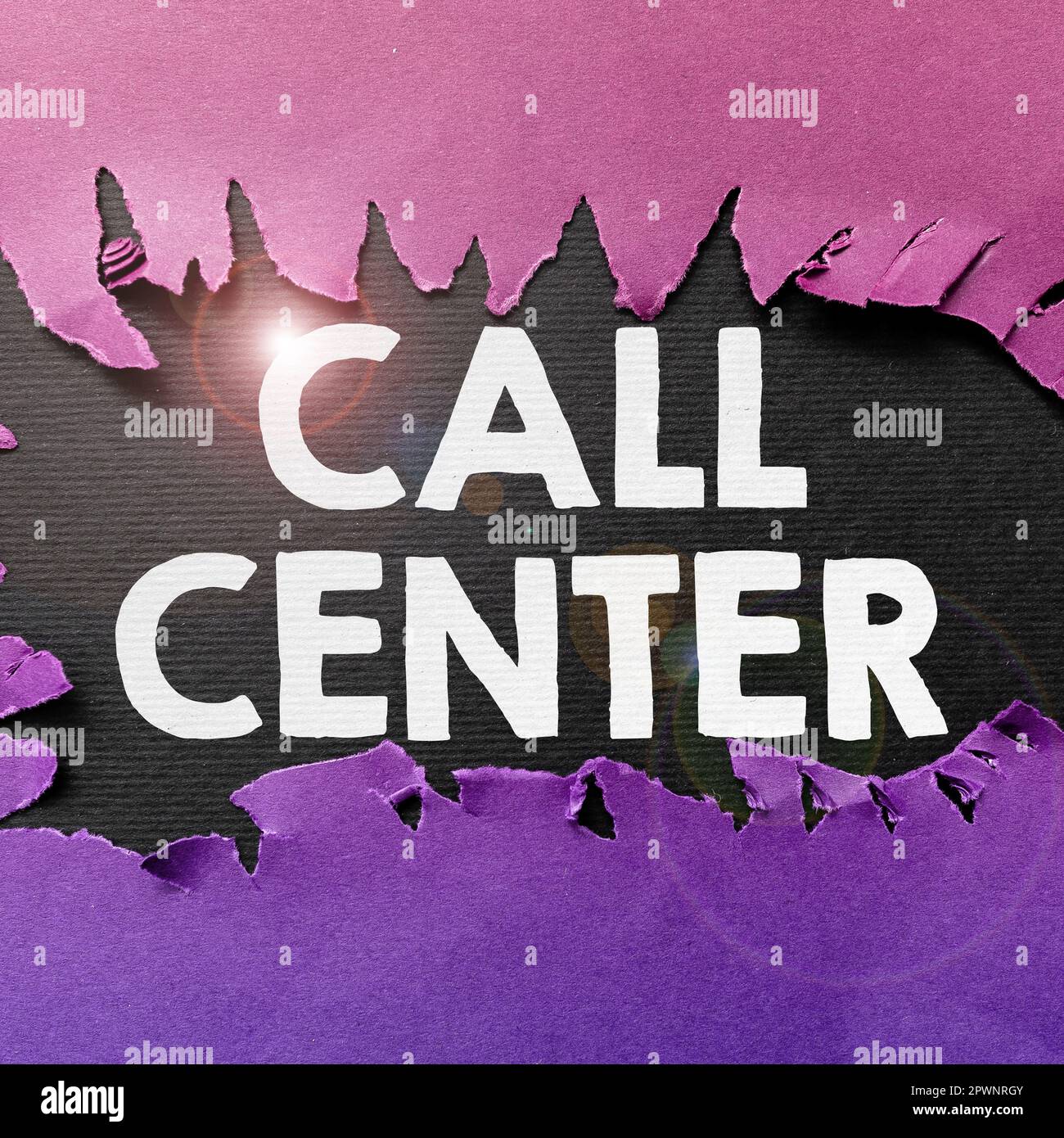 Handwriting text Call Center, Word Written on an office in which large ...