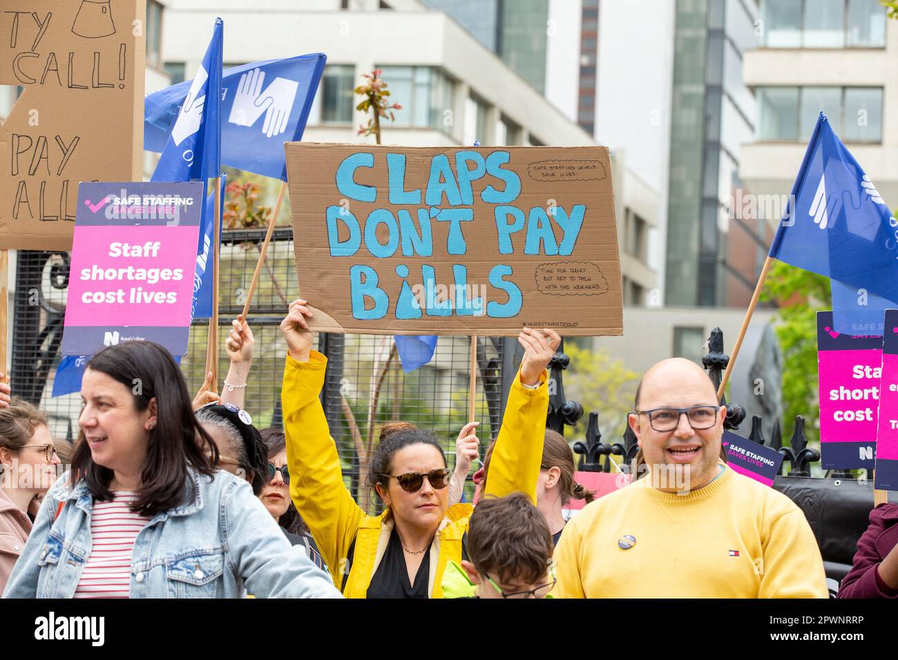 Placards demonstrators hi-res stock photography and images - Alamy