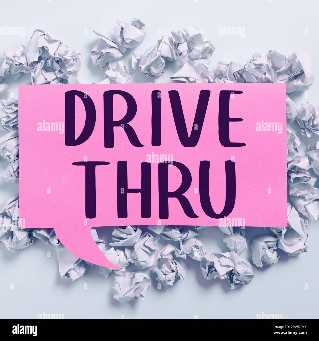 Writing displaying text Drive Thru, Business overview place where you ... Writing displaying text Drive Thru, Business overview place where you ...