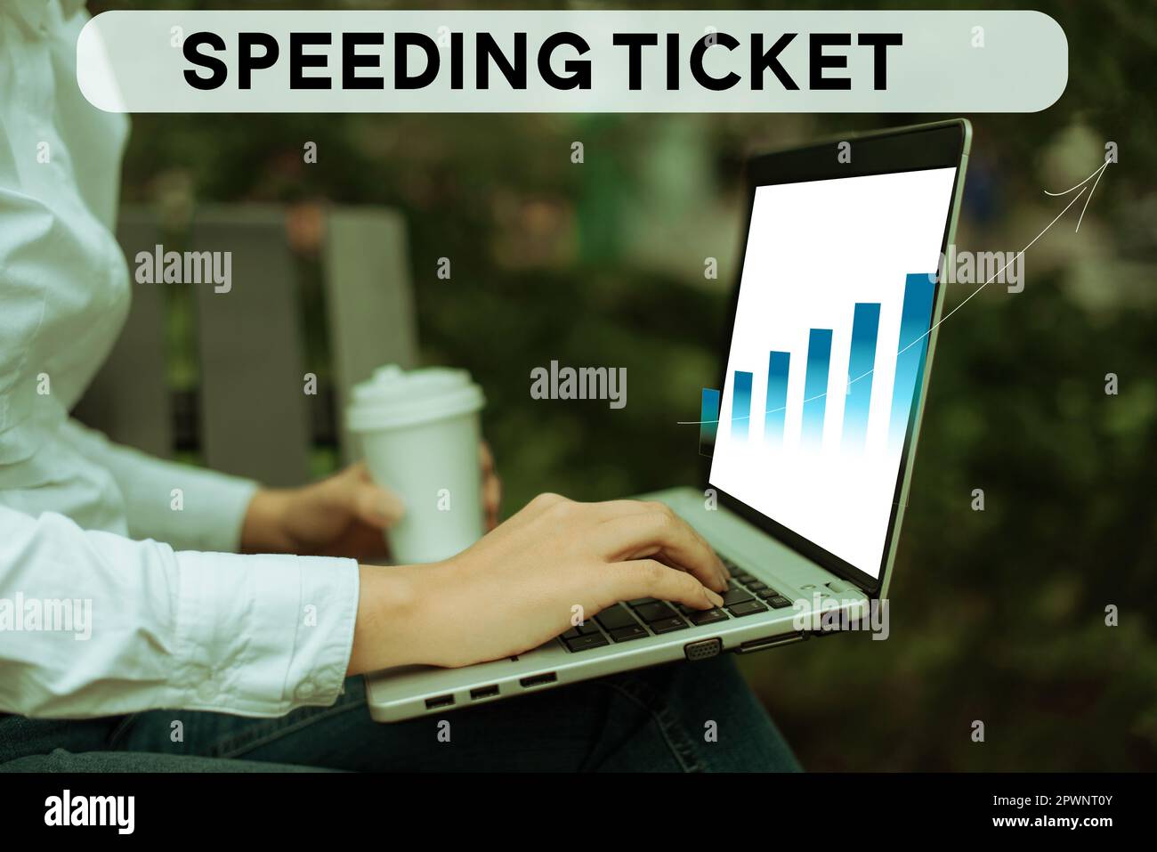 Conceptual caption Speeding Ticket, Word Written on psychological test ...