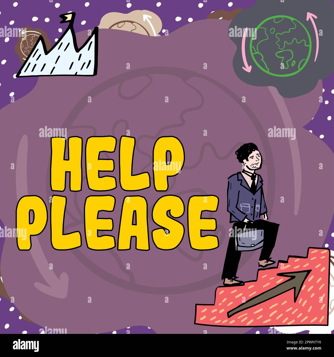 Conceptual display Help Please, Business concept used to make a request ...