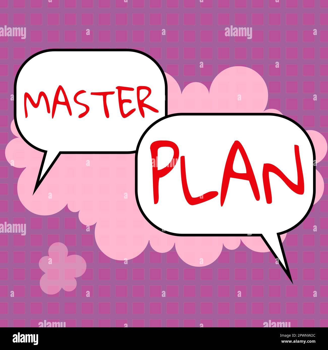 Inspiration showing sign Master Plan, Business showcase dynamic long ...