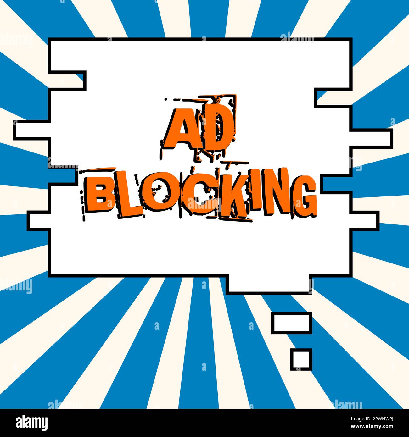 Text Caption Presenting Ad Blocking Word For Program That Will Remove Different Kinds Of
