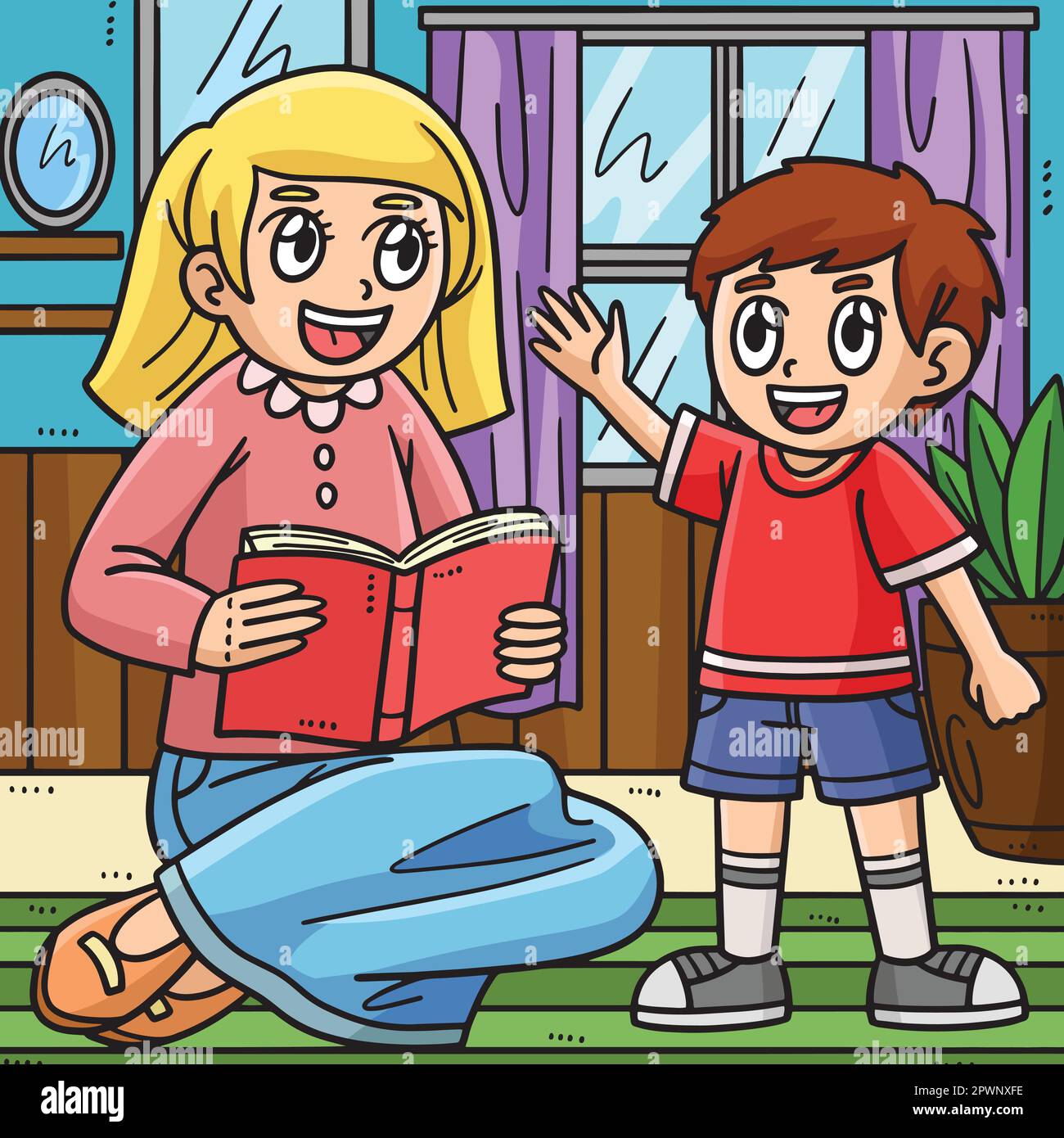 Motherhood telling Stock Vector Images - Alamy