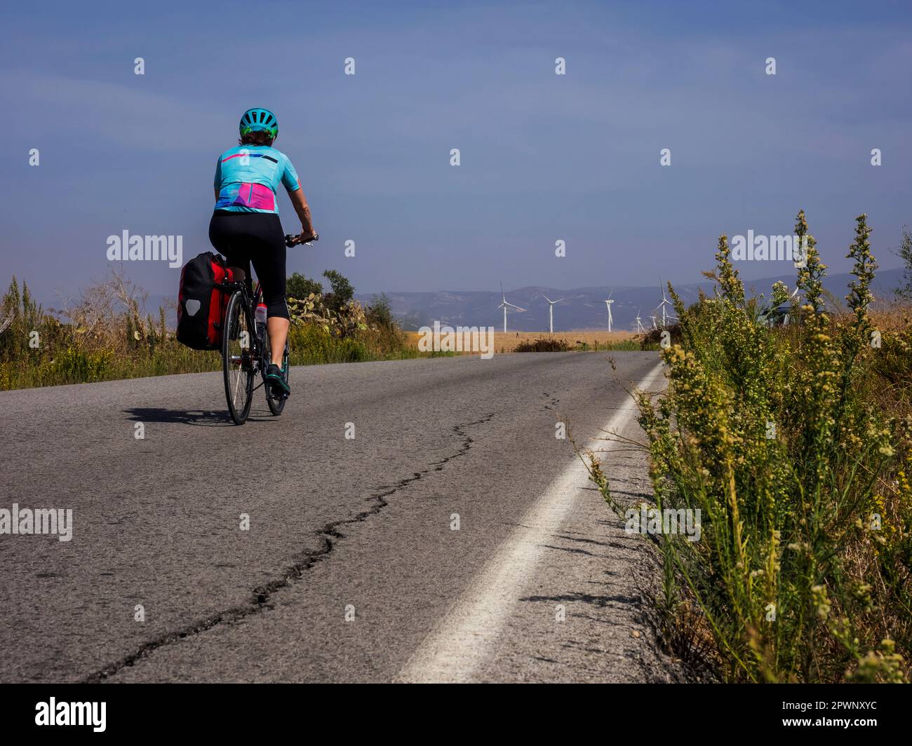 Road biker from rear hi-res stock photography and images - Alamy