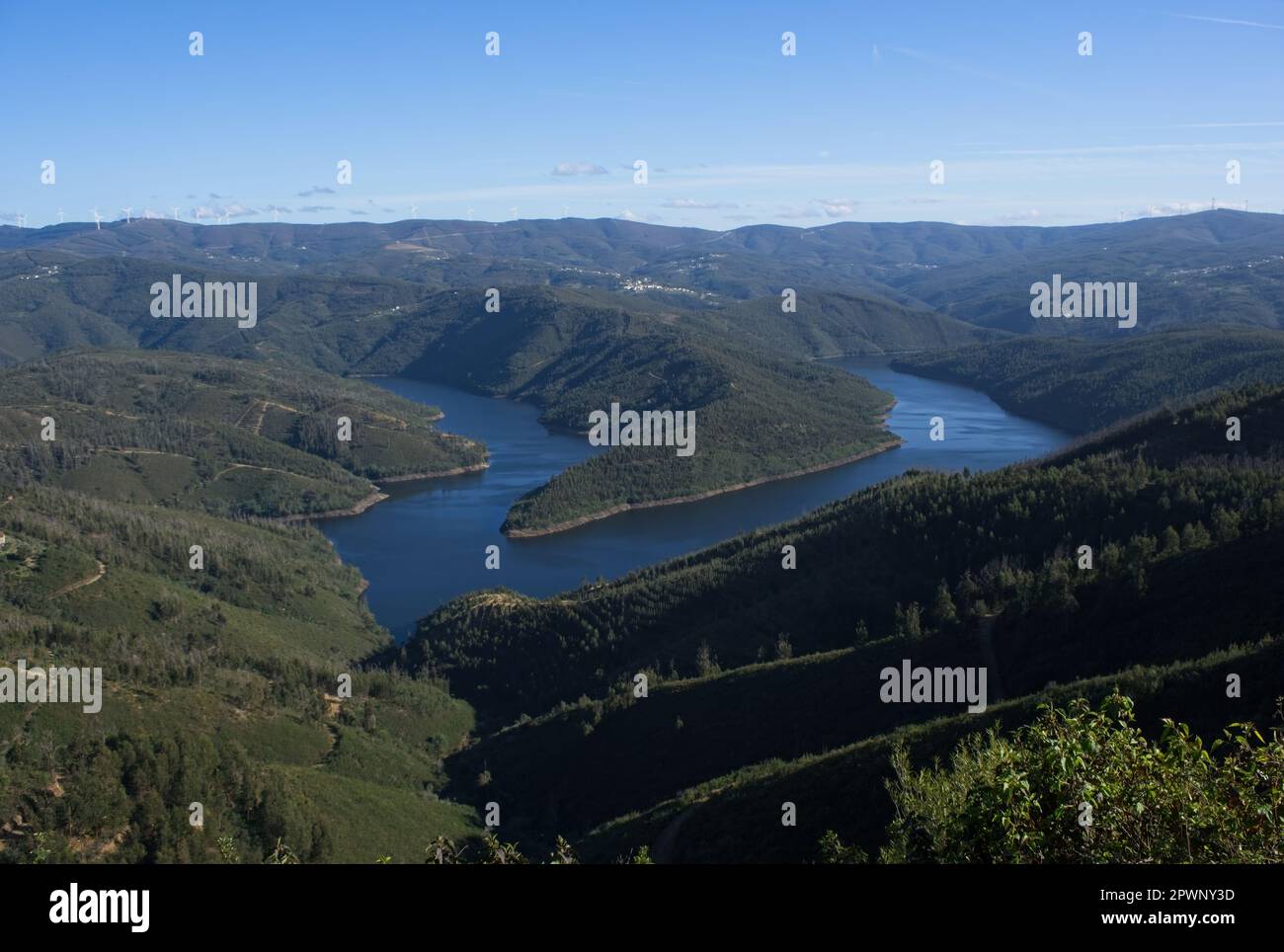 Wonderful landscapes in Portugal. Beautiful scenery of Miradouro da ...