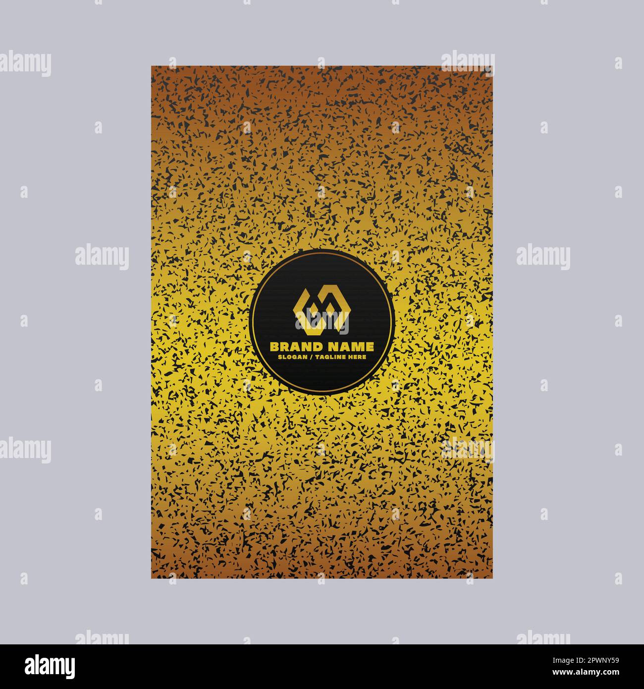 Modern poster with gritty texture style. Editable, resizable, EPS 10 ...