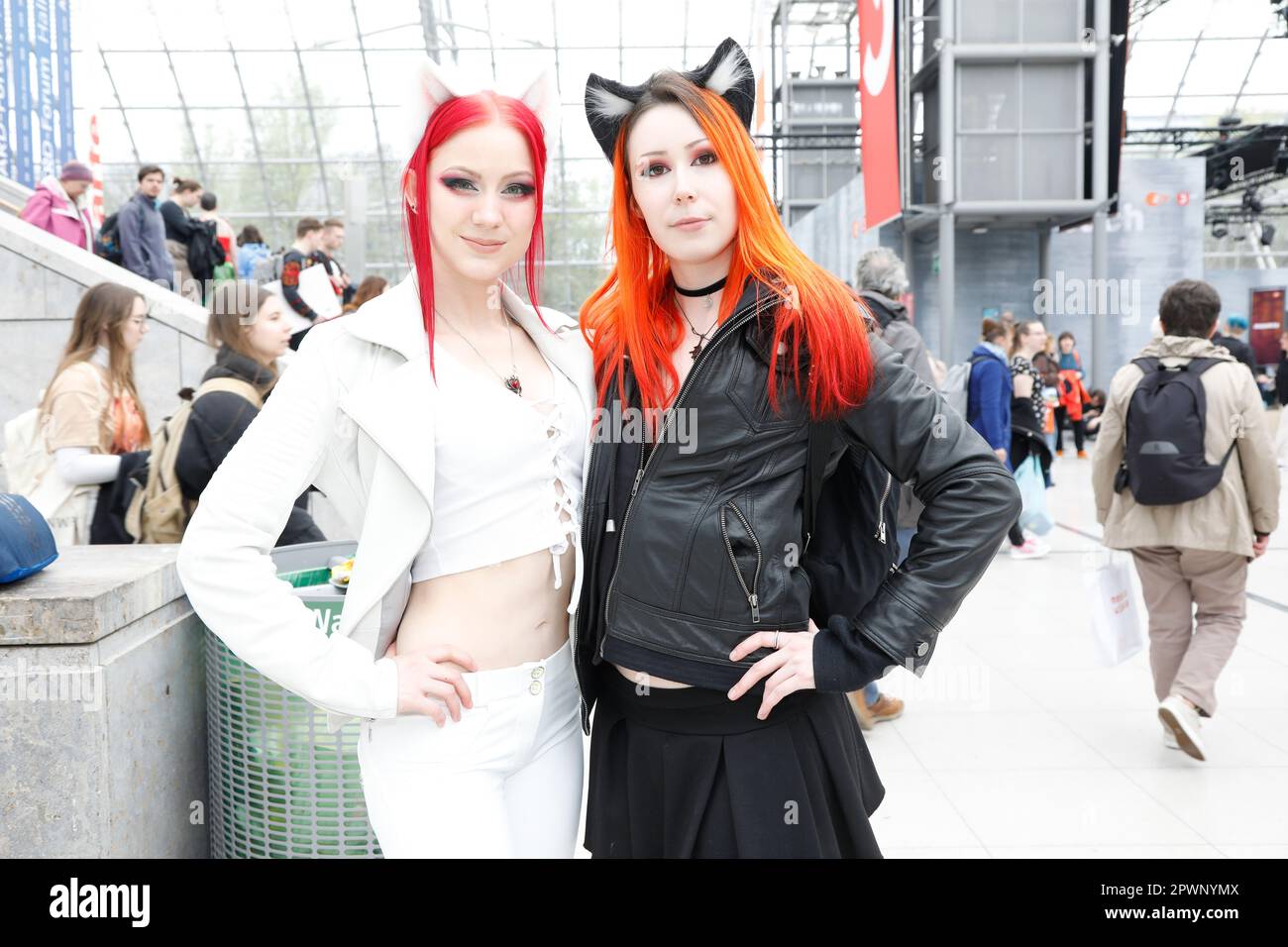 Cosplayer bei der Manga-Comic-Con auf der Leipziger Buchmesse 2023 ...