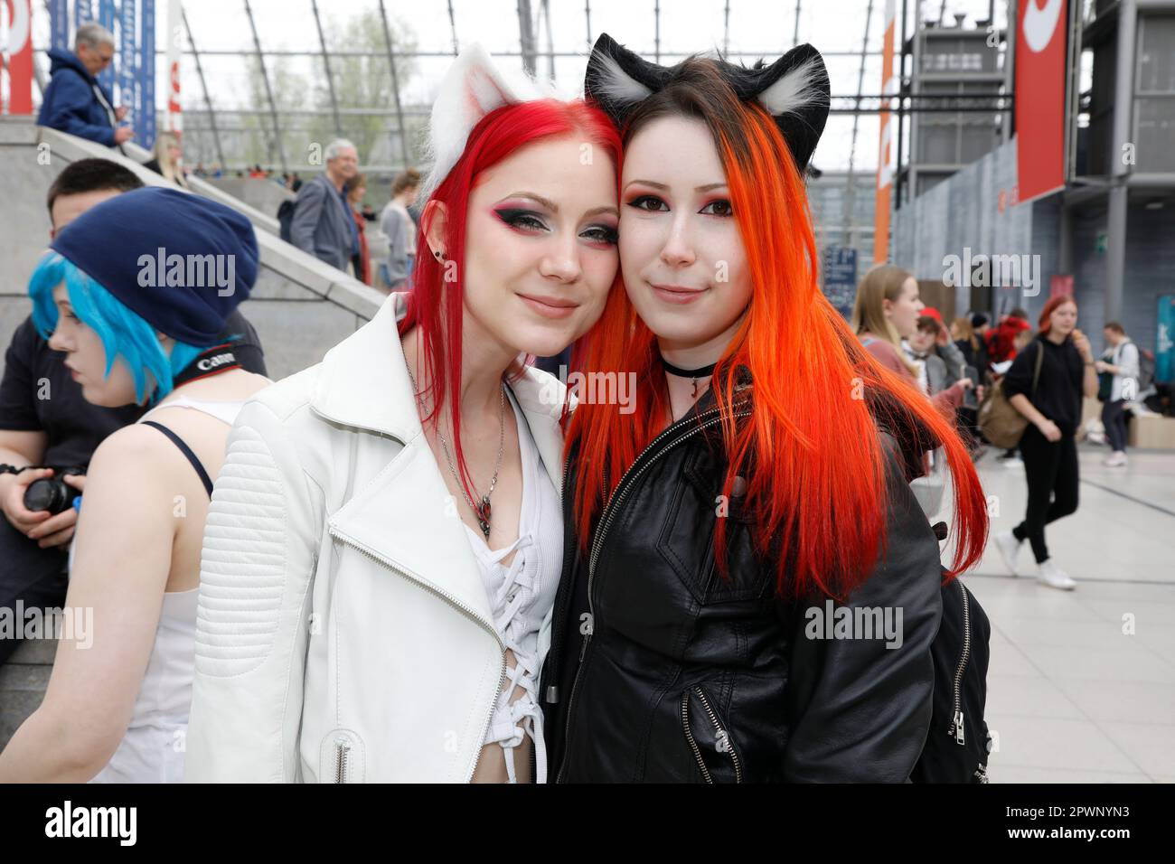 Cosplayer bei der Manga-Comic-Con auf der Leipziger Buchmesse 2023 ...