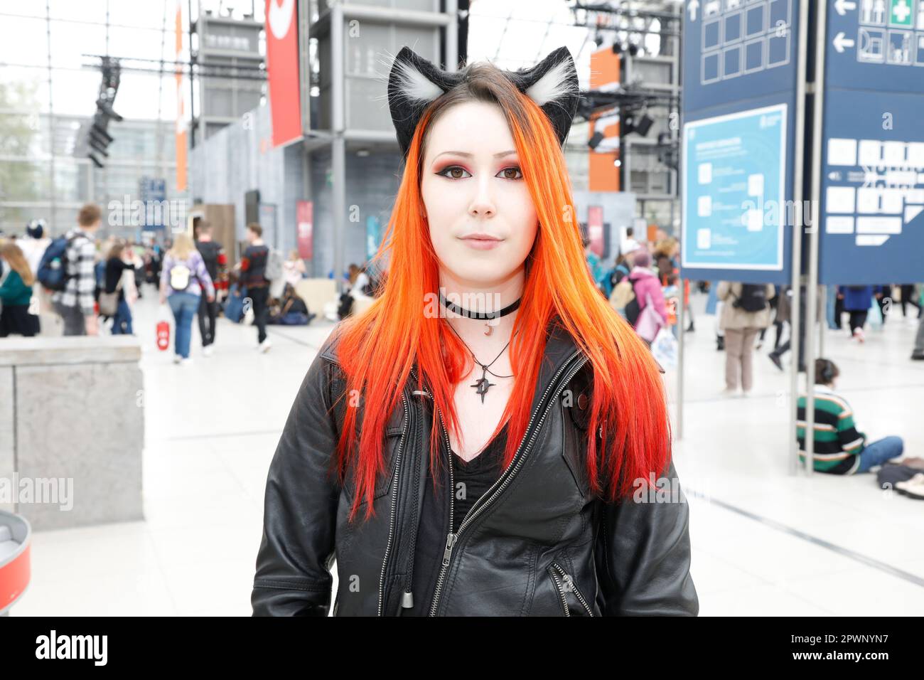 Cosplayer bei der Manga-Comic-Con auf der Leipziger Buchmesse 2023 ...
