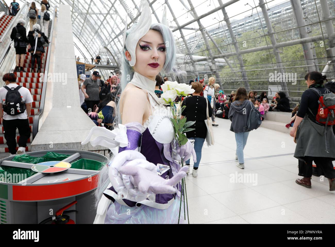 Cosplayer bei der Manga-Comic-Con auf der Leipziger Buchmesse 2023 ...