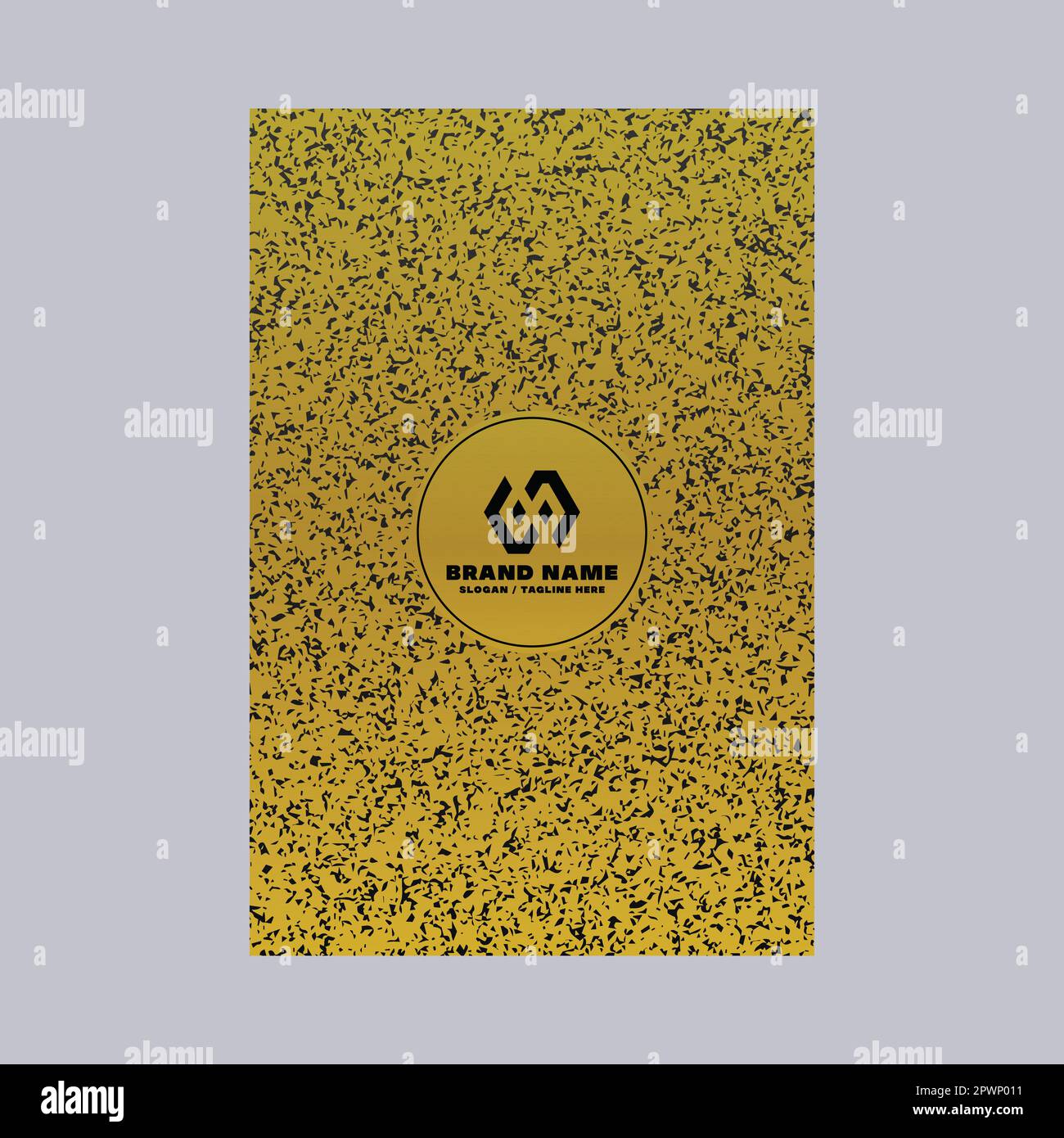 Modern poster with gritty texture style. Editable, resizable, EPS 10 ...