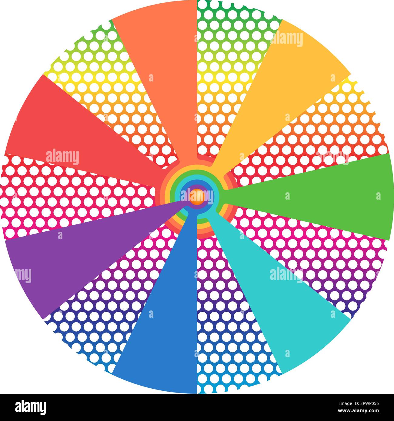 Colorful rainbow abstract background. EPS 10, Editable, Vector ...