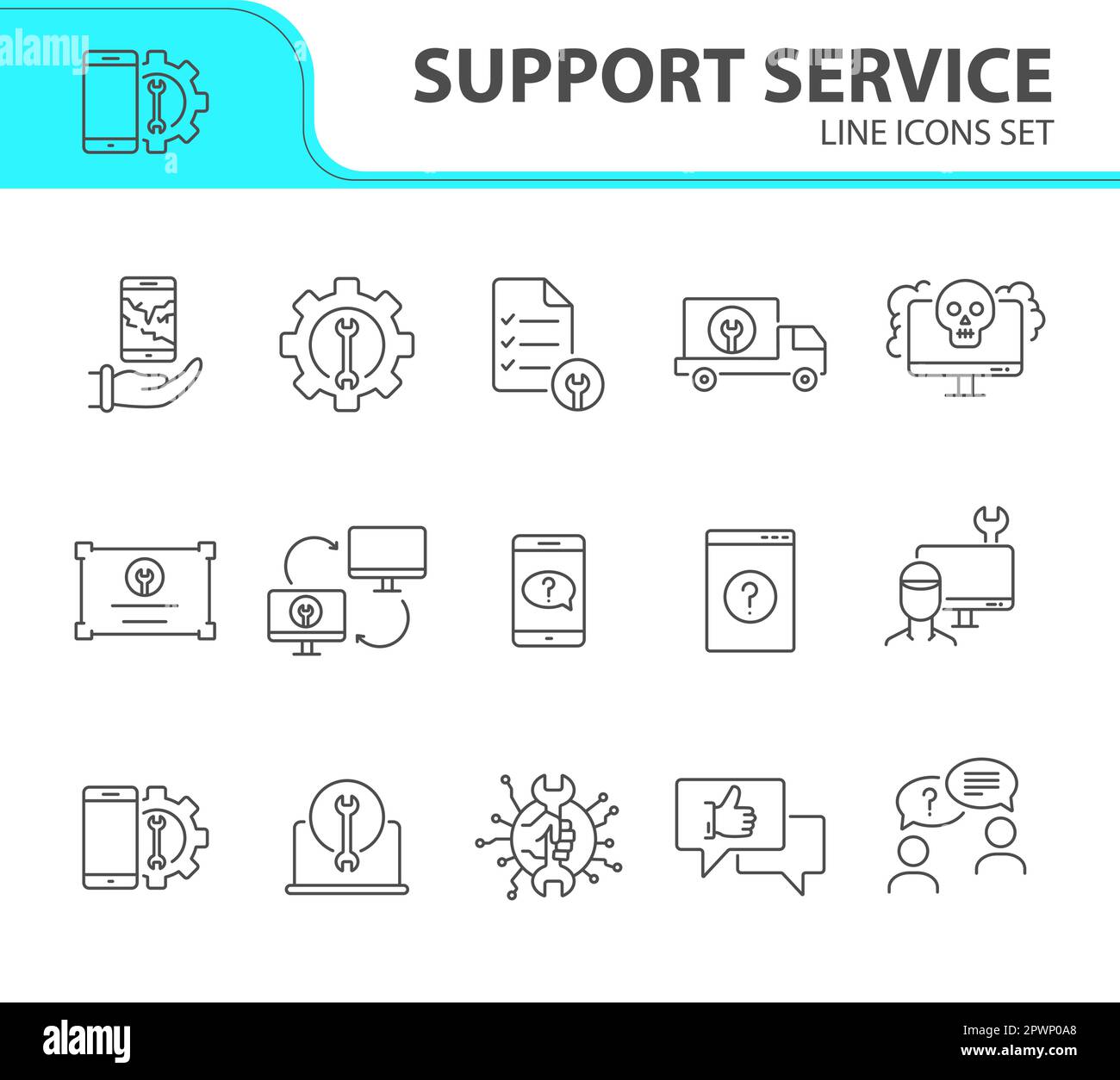 Breakdown support Stock Vector Images - Alamy