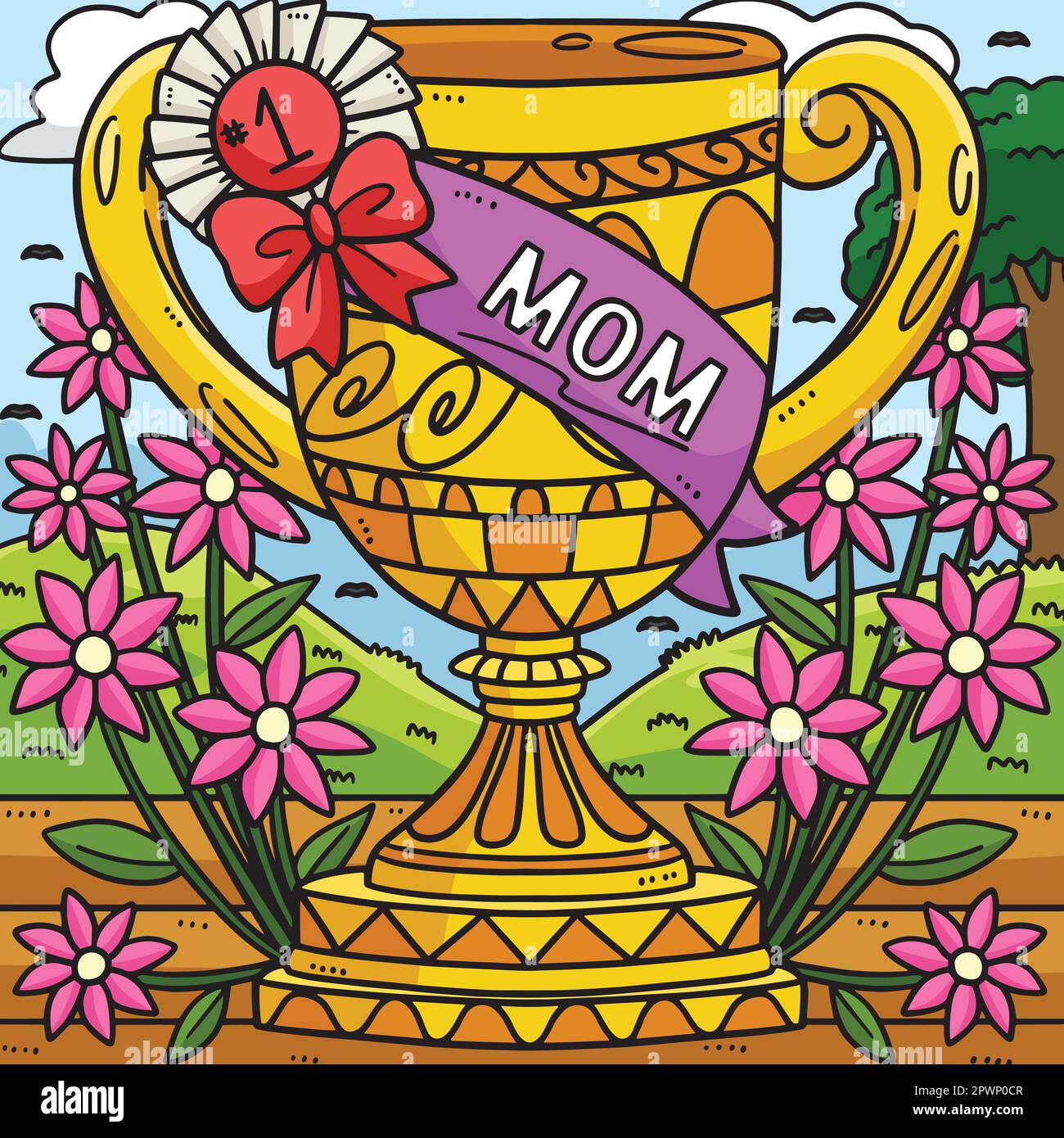 Mom trophy hi-res stock photography and images - Alamy